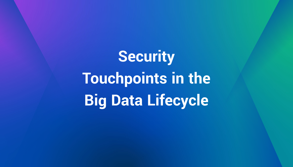 Security Touchpoints in the Big Data Lifecycle